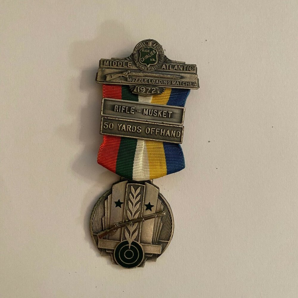 1972 Middle Atlantic Civil War Reenactment Musket Med… - Gem